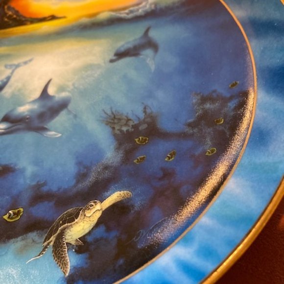 Franklin Mint | Accents | The Franklin Mint Underwater Haven Dolphin ...